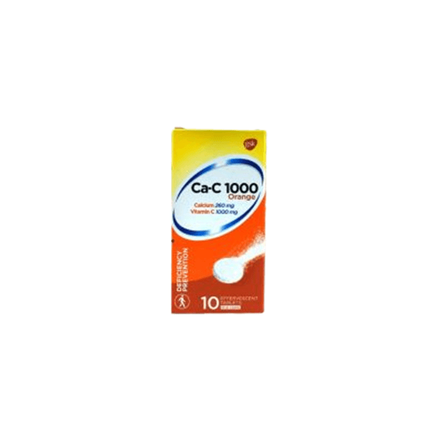 Ca-C 1000 Orange Flavour - Health Alone